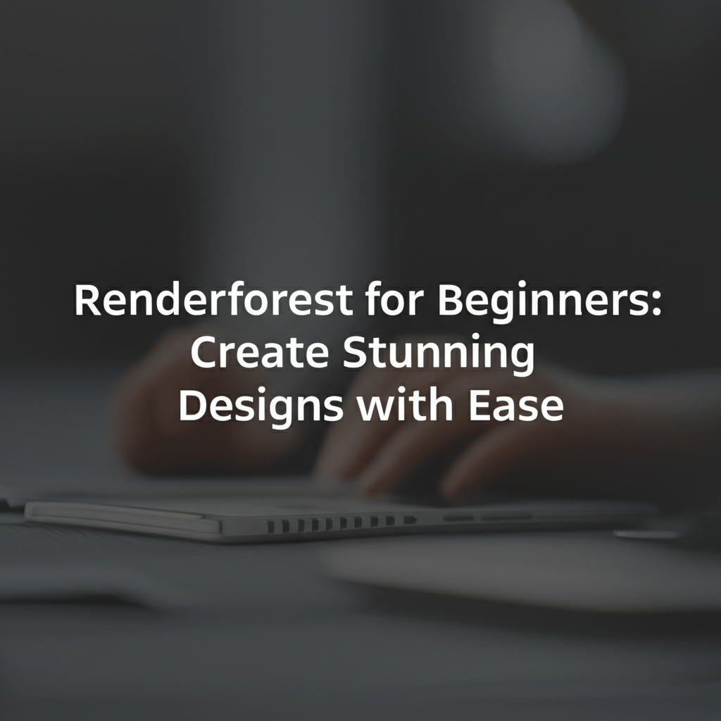 Renderforest for Beginners: Create Stunning Designs with Ease - NGD Blog